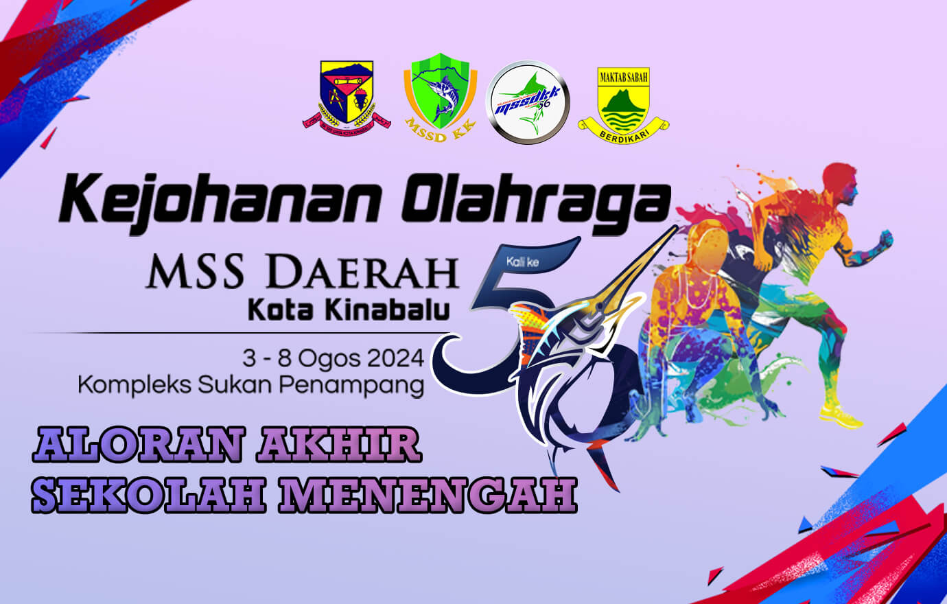 ALORAN AKHIR: 614 - 4 X 400 METER P18AKHIR - Majlis Sukan Sekolah Daerah